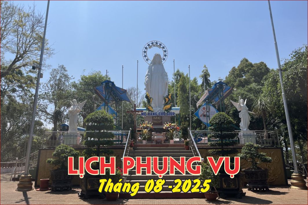 Lịch phụng vụ tháng 08.2025